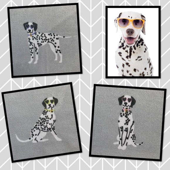 Max Studio | Bedding | Max Studio Dalmatians Sunnies Gray Queen Sheet ...